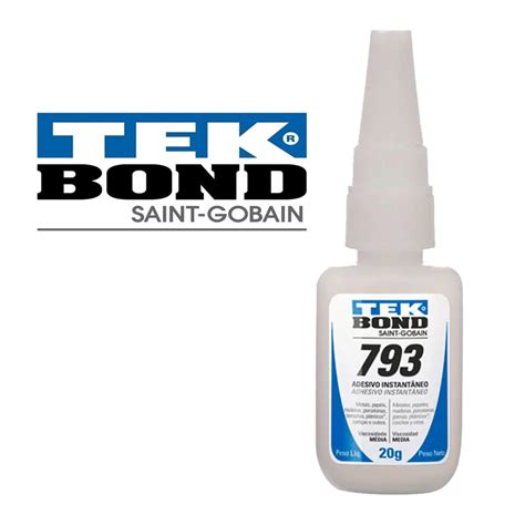 Cola Instantânea Tek Bond 793 Tubo 20g Saint Gobain superbond