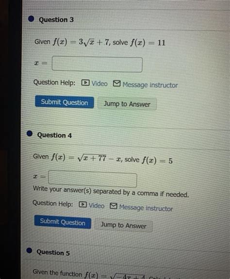 Solved Question 3 Given Fx 33 7 Solve F3 11 2