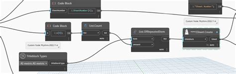 Unable To Create Sheets Revit Dynamo