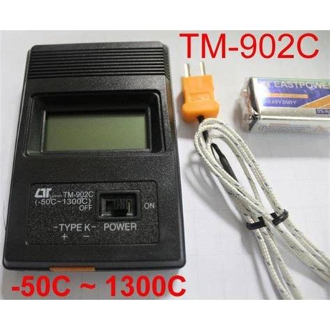 Купить цифровой термометр TM-902C + термопара