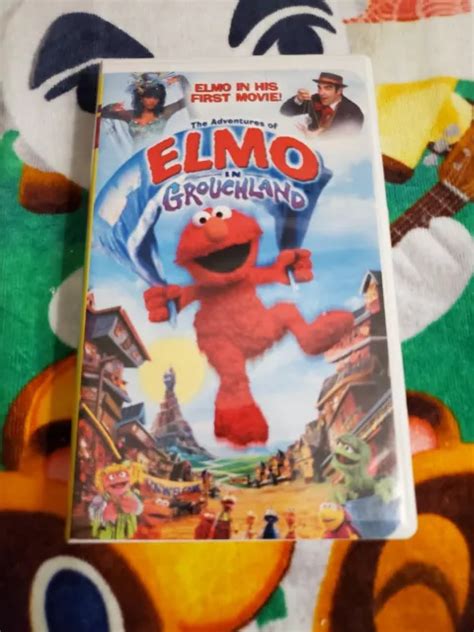 THE ADVENTURES OF Elmo In Grouchland VHS Video Tape Clamshell Case 9