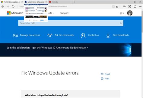 Microsoft Mistakenly Claims Edge Browser Has Exclusive Tab Preview Support
