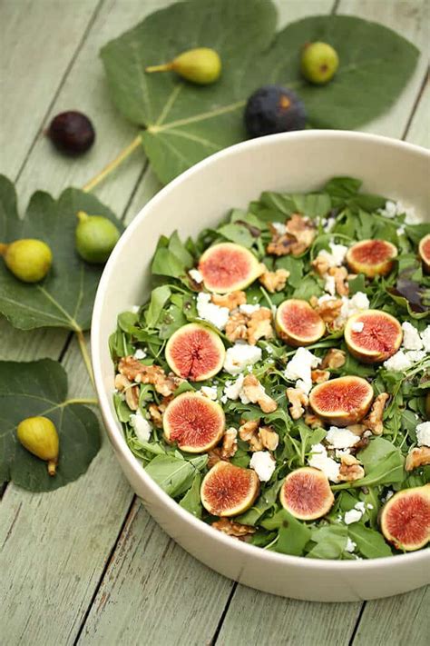 Feigen Rucola Salat Wellcuisine