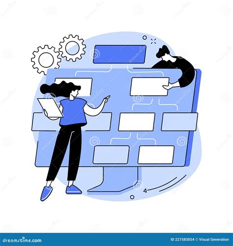 Information Architecture Linear Icons Set Hierarchy Navigation Categorization Taxonomy