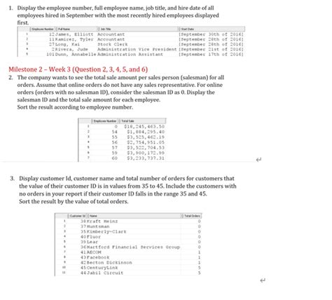 Solved Please Use Sql To Answer The Following Question An Chegg
