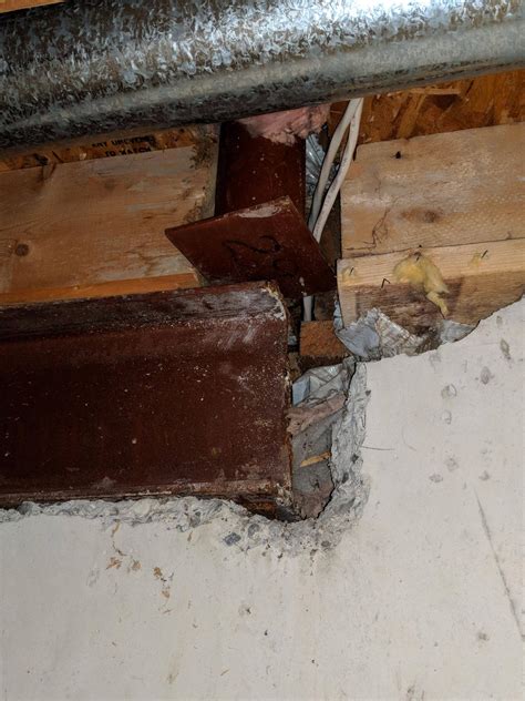 Foundation How To Brace Misaligned Support Post Home Improvement