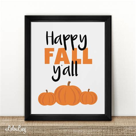 Printable Happy Fall Yall Sign Printable Word Searches