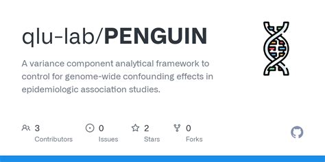 Github Qlu Labpenguin A Variance Component Analytical Framework To Control For Genome Wide