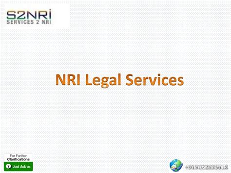 Ppt Nri Legal Services Powerpoint Presentation Free Download Id