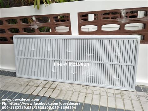 รั้วระแนงบังตาupvc ระแนงบังตาข้างบ้าน ระแนงupvcบังตาริมรั้ว โดยบ้านทำไม้ อ พุทธมณฑล จ นครปฐม