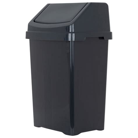 Wham Casa 25l Swing Bin Midnight Wilko