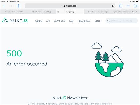 Docs Returning 500 Issue 7411 Nuxt Nuxt GitHub