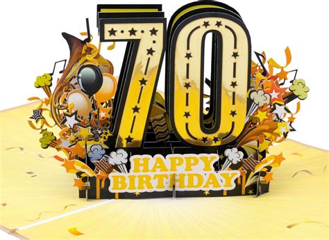 Truance Pop Up Card 80th Birthday Card Happy Birthday