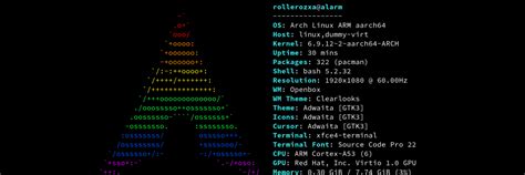 Emulating Arch Linux Arm On X86 With Qemu Rollerozxa