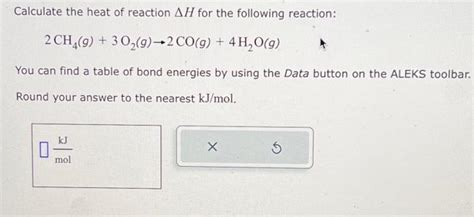 Solved Calculate The Heat Of Reaction Ah For The Following