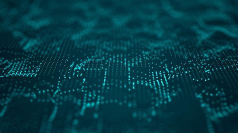 Premium Photo Digital Green Background Of Particles Abstract