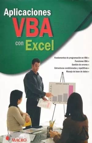 Libro Aplicaciones Vba Con Excel Original Meses sin interés