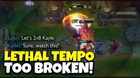 This Is Why You Should Take Lethal Tempo On Kayle YouTube