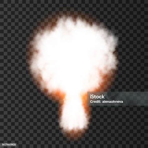 투명한 배경에 고립 된 핵 폭발 구름에 대한 스톡 벡터 아트 및 기타 이미지 구름 버섯 불 Istock