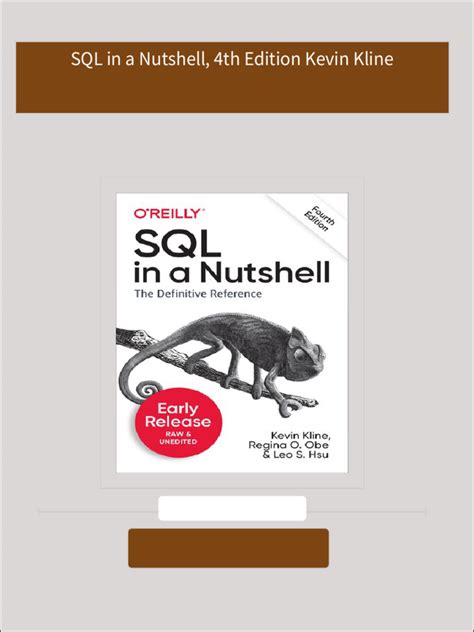Instant Download Sql In A Nutshell 4th Edition Kevin Kline Pdf All