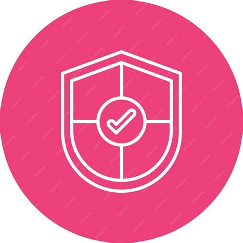 Premium Vector Security Shield Vector Illustration Style