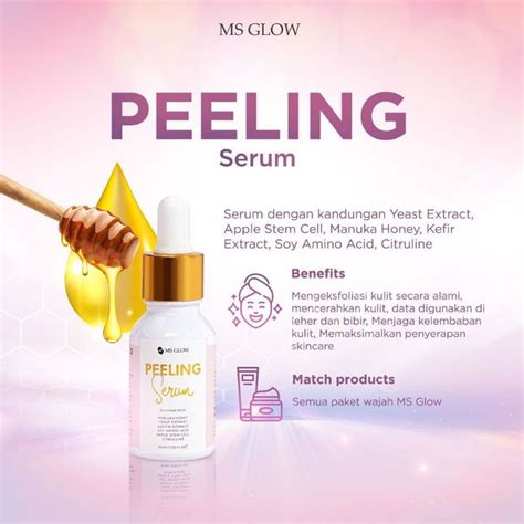 Jual Peeling Serum Ms Glow Serum Wajah Ms Glow Shopee Indonesia
