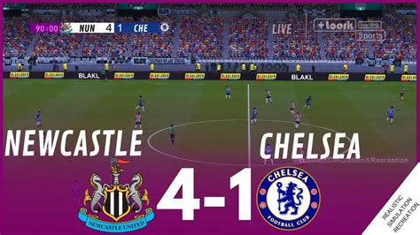 Newcastle Vs Chelsea Live Premier League 2324 • Simulation