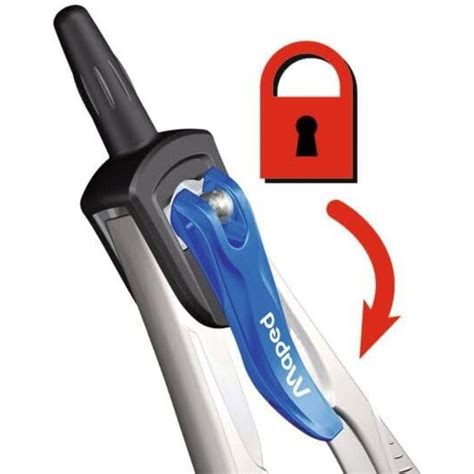 Compasso Maped Stop System Estojo Com 3 Peças Com Mina 2mm Bazar Paulinho