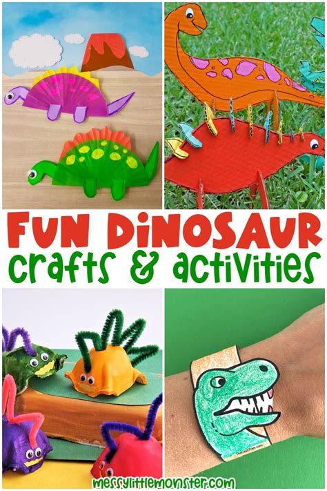 Dino-mite Dinosaur Crafts & Activities for Kids | Dinosaur crafts ...