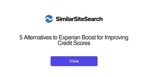 5 Alternatives To Experian Boost For Improving Credit Scores Similarsitesearch