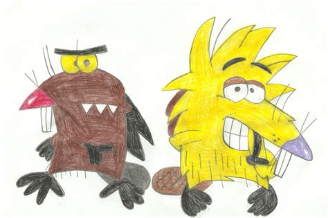 The Angry Beavers Daggett And Norbert By Mollyketty On Deviantart
