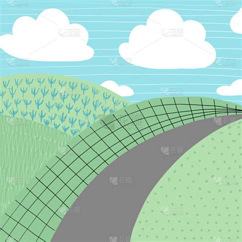 可爱的化妆舞会服夏天乱画背景幕清新植物群公园草春天