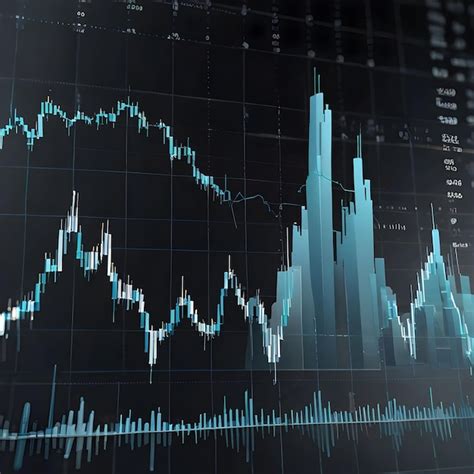 A Screen With A Line Of Graphs Showing The Number Of Graphs And Charts Premium Ai Generated Image