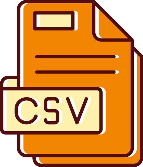 Csv Filled Sliped Retro Icon Vector Art At Vecteezy