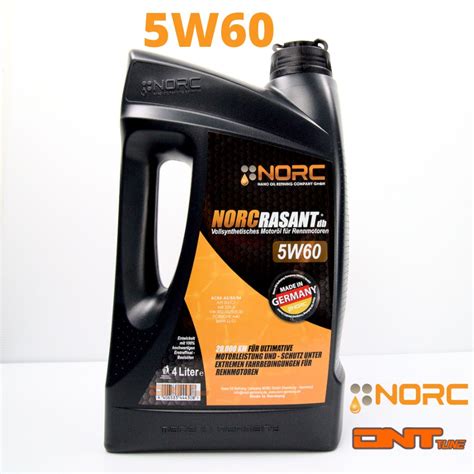 5w60 4l Norc Rasant Db Sae 5w 60 Semi Synthetic Engine Oil Car