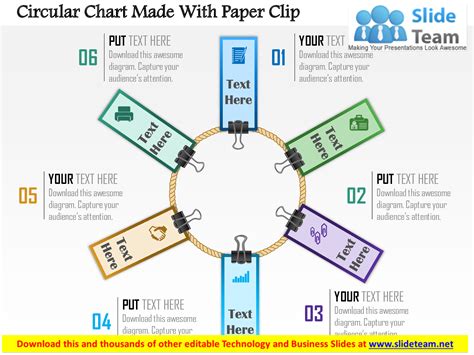 PDF Circular Chart Made With Paper Clip Powerpoint Template DOKUMEN TIPS