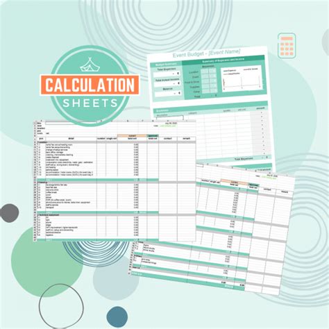 Comprehensive Event Planning Workbook Template Library Cottage Tent Event