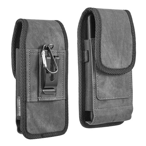 Luxmo Apple Iphone 12 Mini Belt Holster Vertical Rugged Nylon Carrying