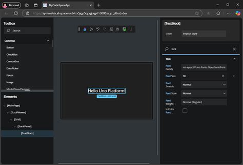Building Cross Platform Applications Using Hot Design And Codespaces