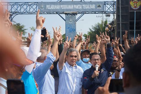 Ribuan Nelayan Tegal Dan Sekitarnya Deklarasi Dukung Prabowo Gibran
