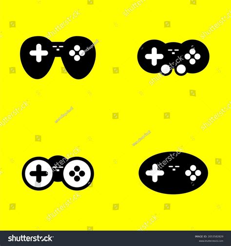Joystick Illustration Various Shapes Stock Vector Royalty Free