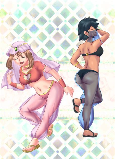 May And Ash Bellydancers By Rezuban On Deviantart