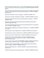 NMLS PRACTICE TEST EXAM PROFIENCY HARD QUESTIONS Pdf What Is The Payment Method Used