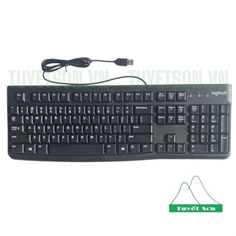 Bàn phím có dây Logitech K120 phân phối tại Tin Học Tuyết Sơn