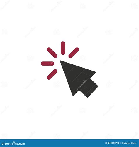 Icône De Clic Signe Curseur Clic Sur Le Symbole Du Curseur De La