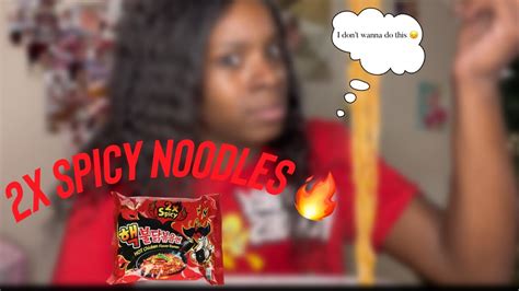2x Spicy Noodles Challenge GONE WRONG EXTREMELY SPICY YouTube