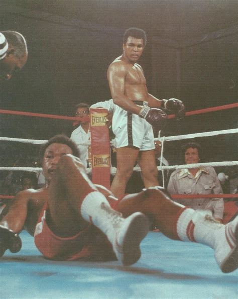 Muhammad Ali Downs George Foreman 8x10 Photo Boxing Picture Color Ebay