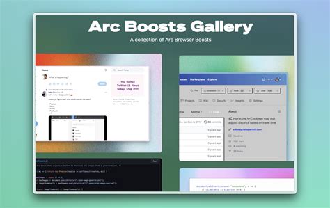 Arc Browser Boosts Arcboost Twitter