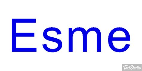 Esme Name Animated  Logo Designs