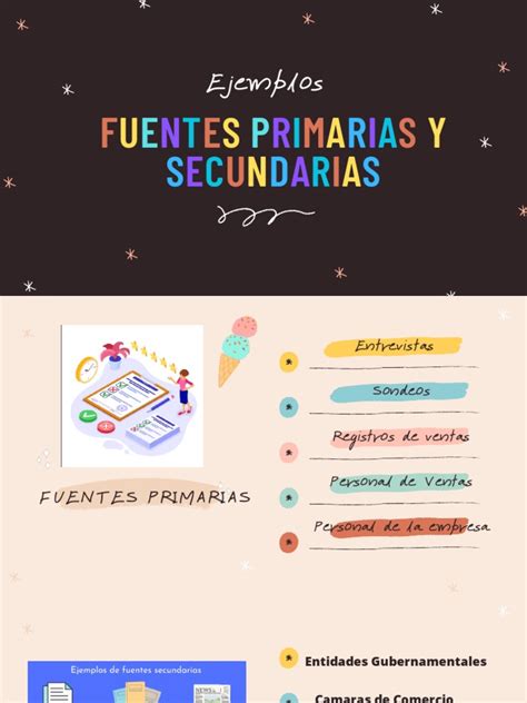 Ejemplos De Fuentes Primarias Y Secundarias Pdf
